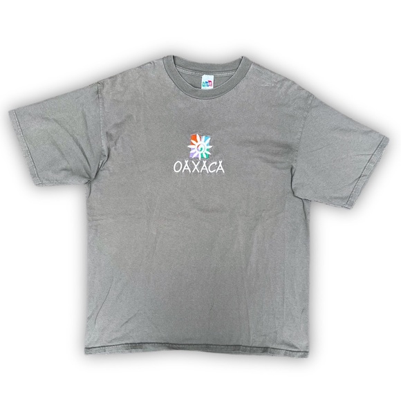 Vintage | Shirts | Oaxaca Mexico Embroidered Graphic Tshirt Vintage ...